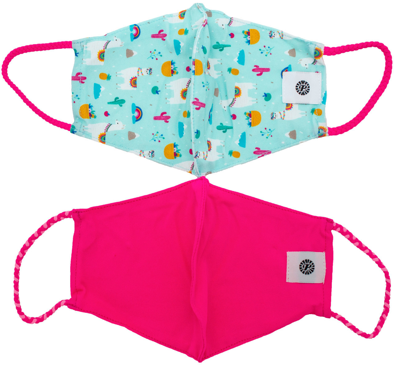 Pom Masks - Happy Llama - 2/pk