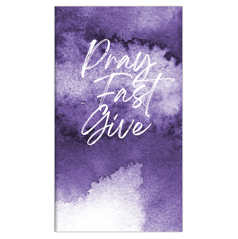 Pray Fast Give Lent Collection Travel Journal - 12/pk - [Consumer ...