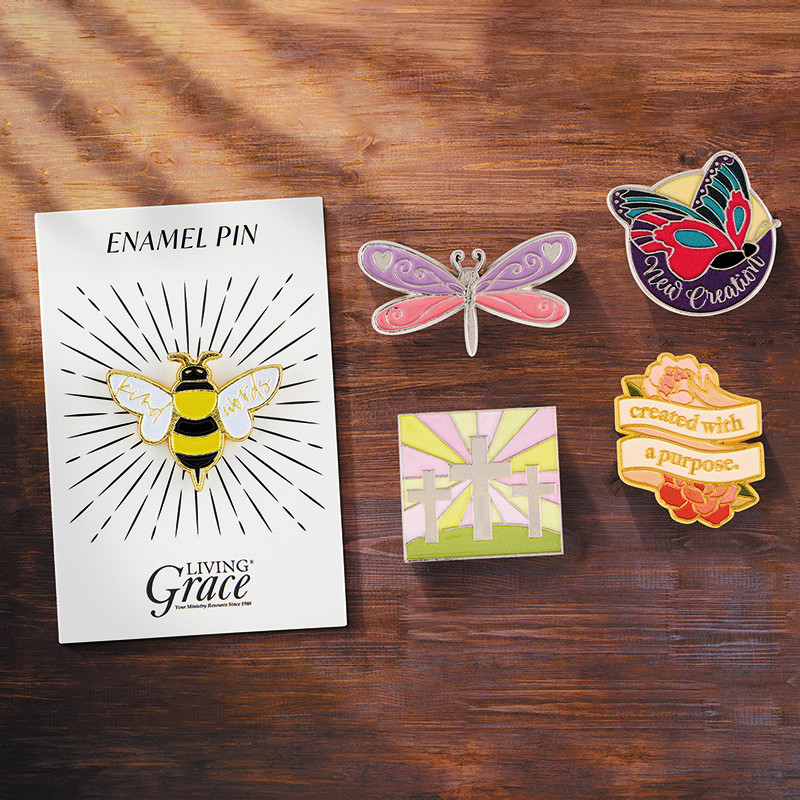 Resurrection & Life Enamel Pin - 12/pk - [Consumer]Living Grace