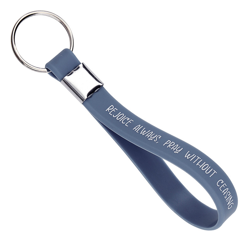 Rejoice Always Wrist Strap Keychain - 12/pk - [Consumer]Living Grace