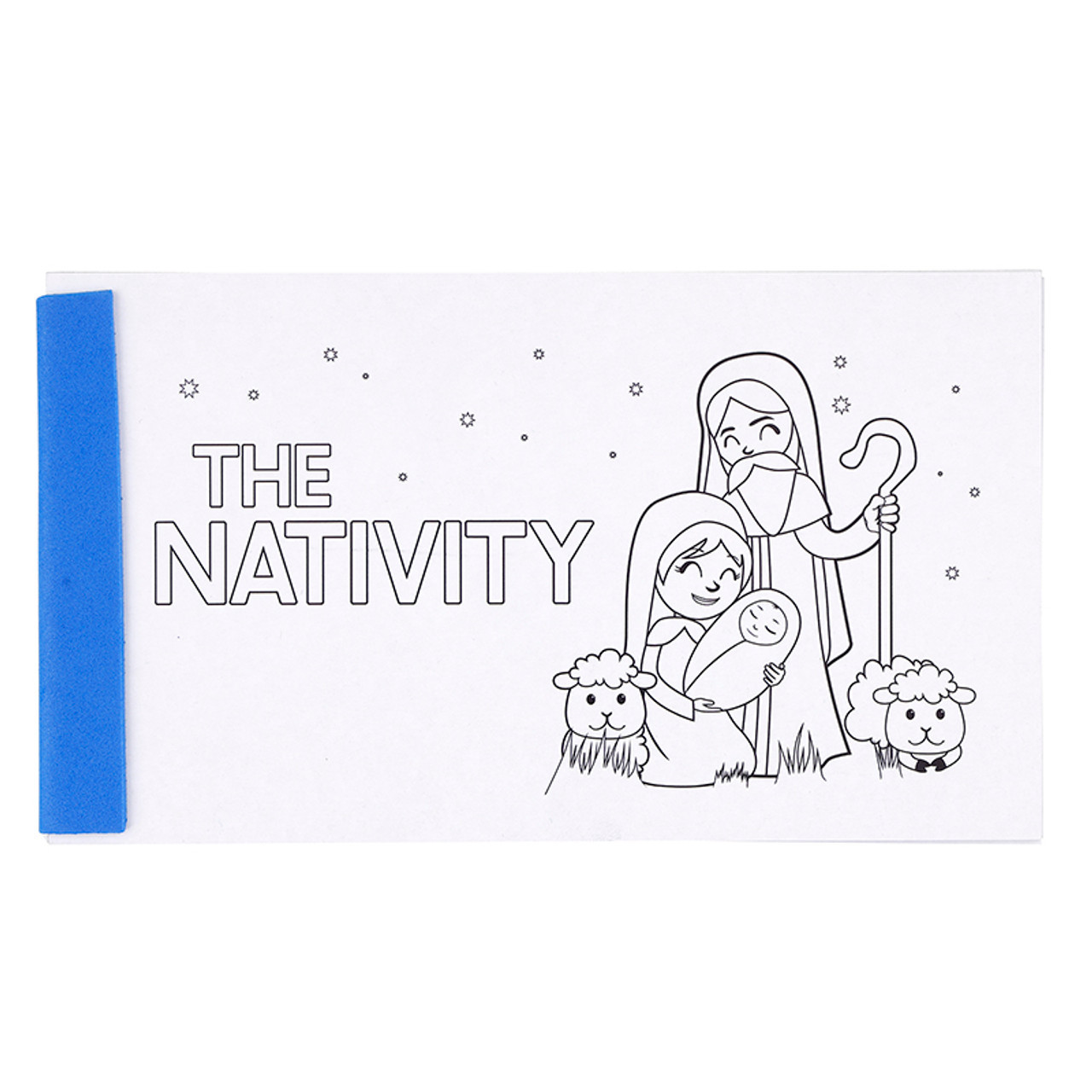 Color Your Own Nativity Flip Book - 18/pk