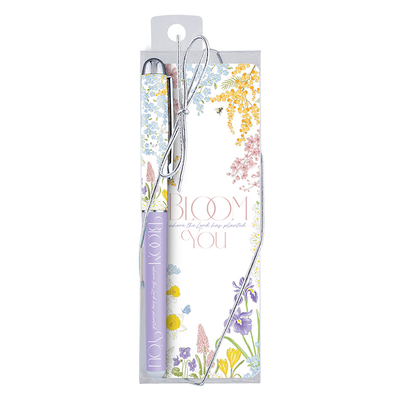 Bloom Collection Pen & Bookmark Set - 12pk - [Consumer]Living Grace