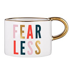 Slant Mug with Tray - Fearless