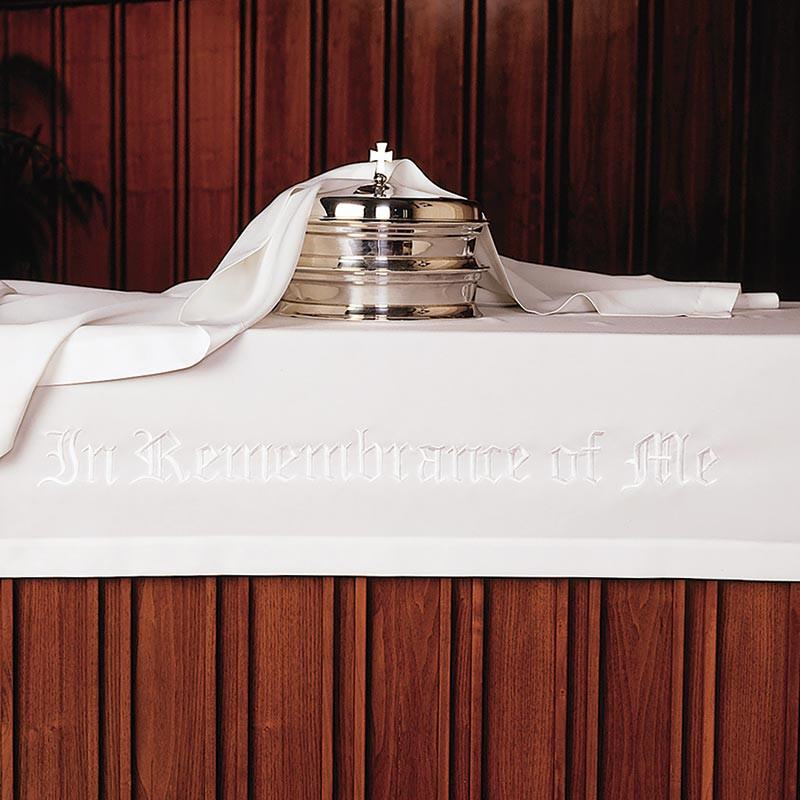 Two-Piece Communion Linen Set - In Remembrance of Me - 2/set ...
