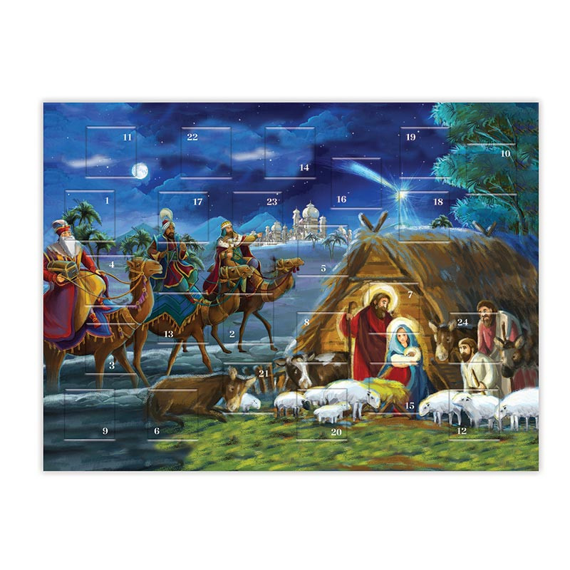 Unto Us a Child is Born Advent Calendar - 12/pk - Living Grace