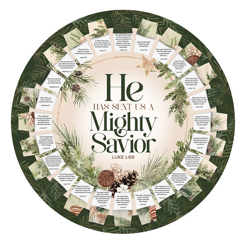 Mighty Savior Advent Calendar - 12/pk - [Consumer]Living Grace