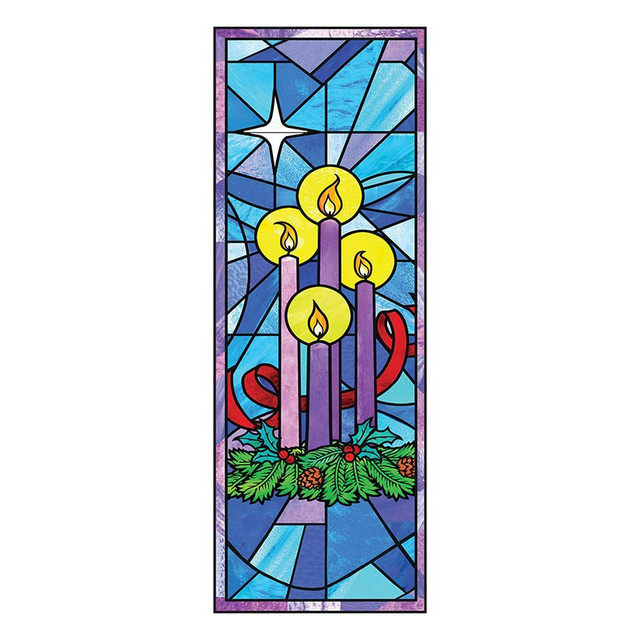 Advent Candle X-Stand Banners - Set of 5 - Living Grace
