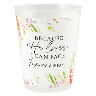 Because He Lives Plastic Gathering Cup Set - 4 sets/pk - [Consumer ...