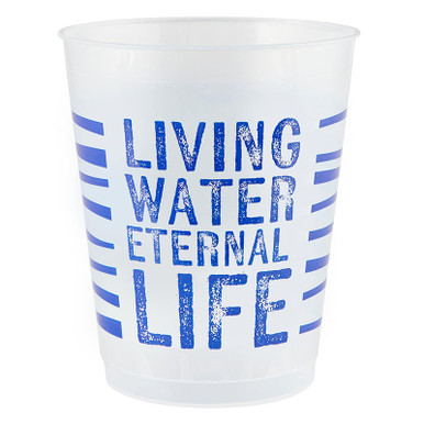 Living Water Plastic Gathering Cup Set - 4 sets/pk - [Consumer]Living Grace