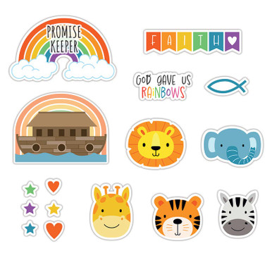 Noah's Ark Sticker Sheets - 12/pk - [Consumer]Living Grace