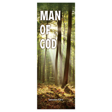 Man of God X-Stand Banner - [Consumer]Living Grace