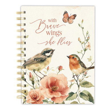 With Brave Wings Spiral Notebook - 6pk - [Consumer]Living Grace