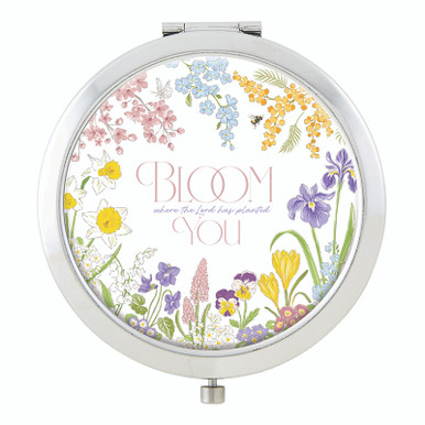 Bloom Collection Compact Mirror - 8pk - [Consumer]Living Grace