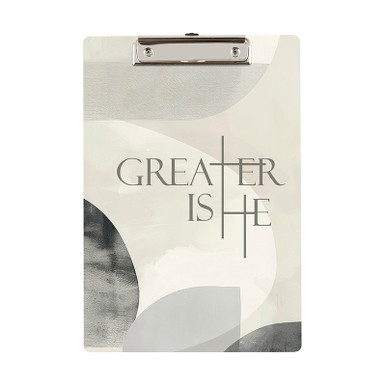 Greater Is He Clipboard - 8pk - [Consumer]Living Grace
