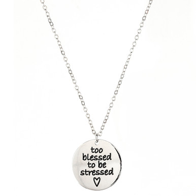 Too Blessed Pendant Necklace - 6pk - [Consumer]Living Grace