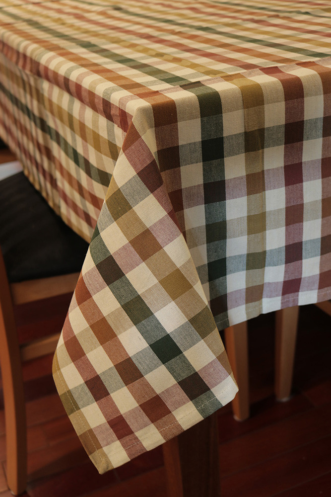 Cotton Table Cloth 62" x 104" - Cambridge