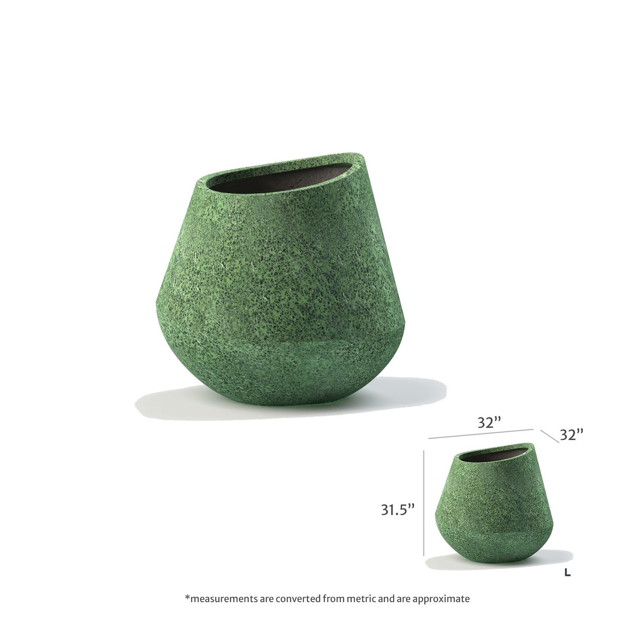Aja Fiberstone Planter – Edgy Indoor & Outdoor Garden Planter