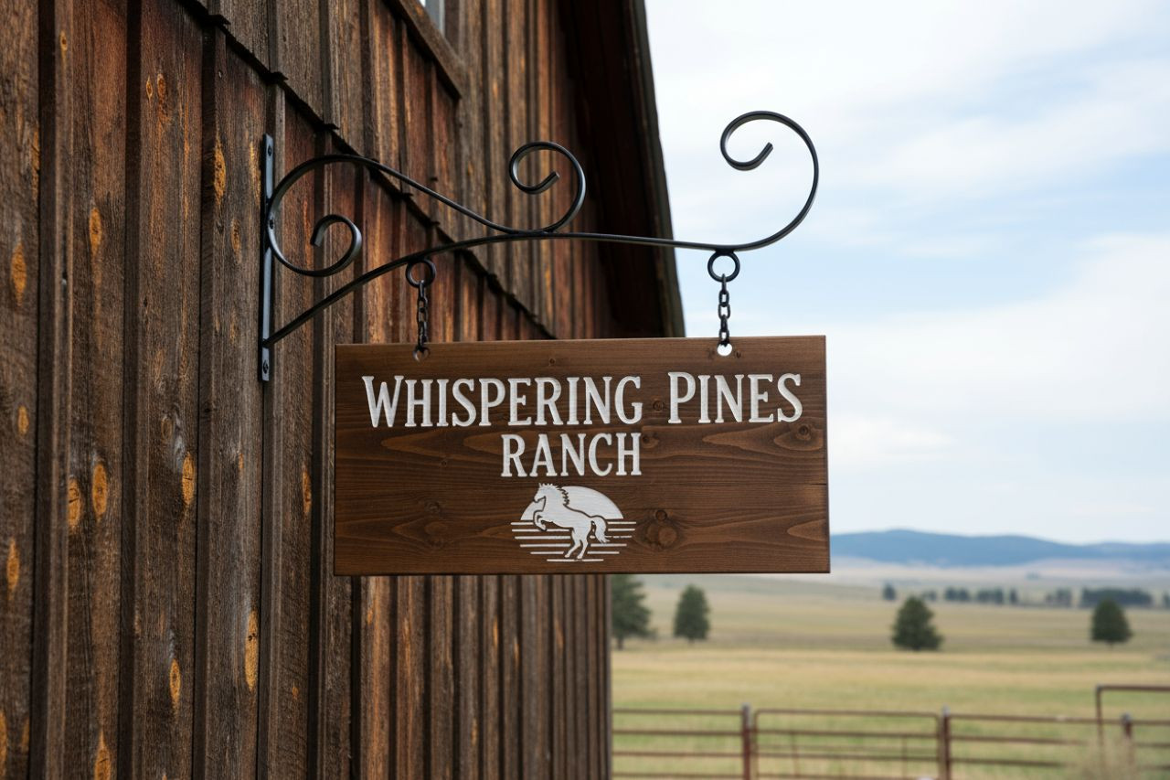 Commercial Hanging Sign Bracket - Garden Artisans LLC