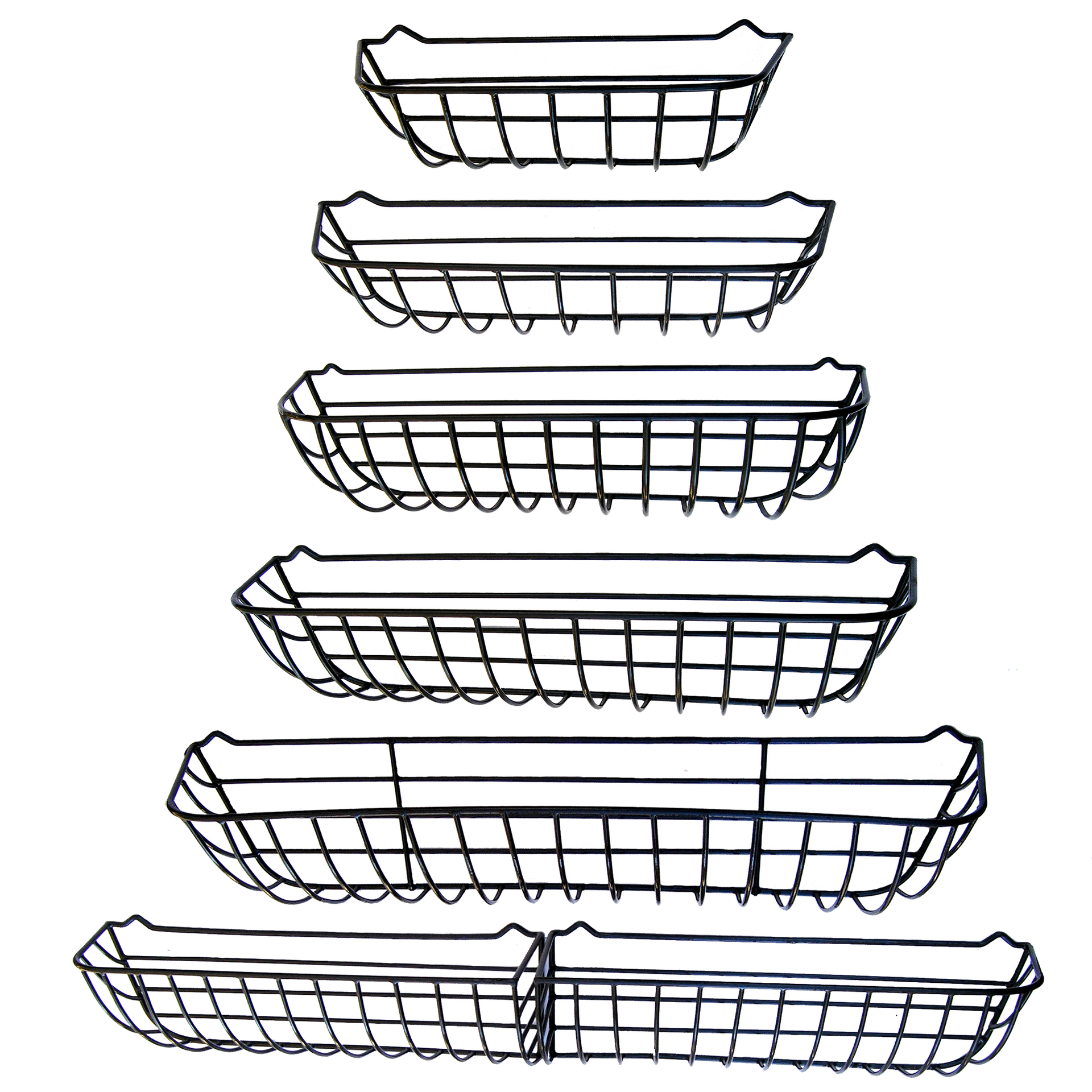 Hayrack Planters 24”, 30”, 36", 44", 55", 72"