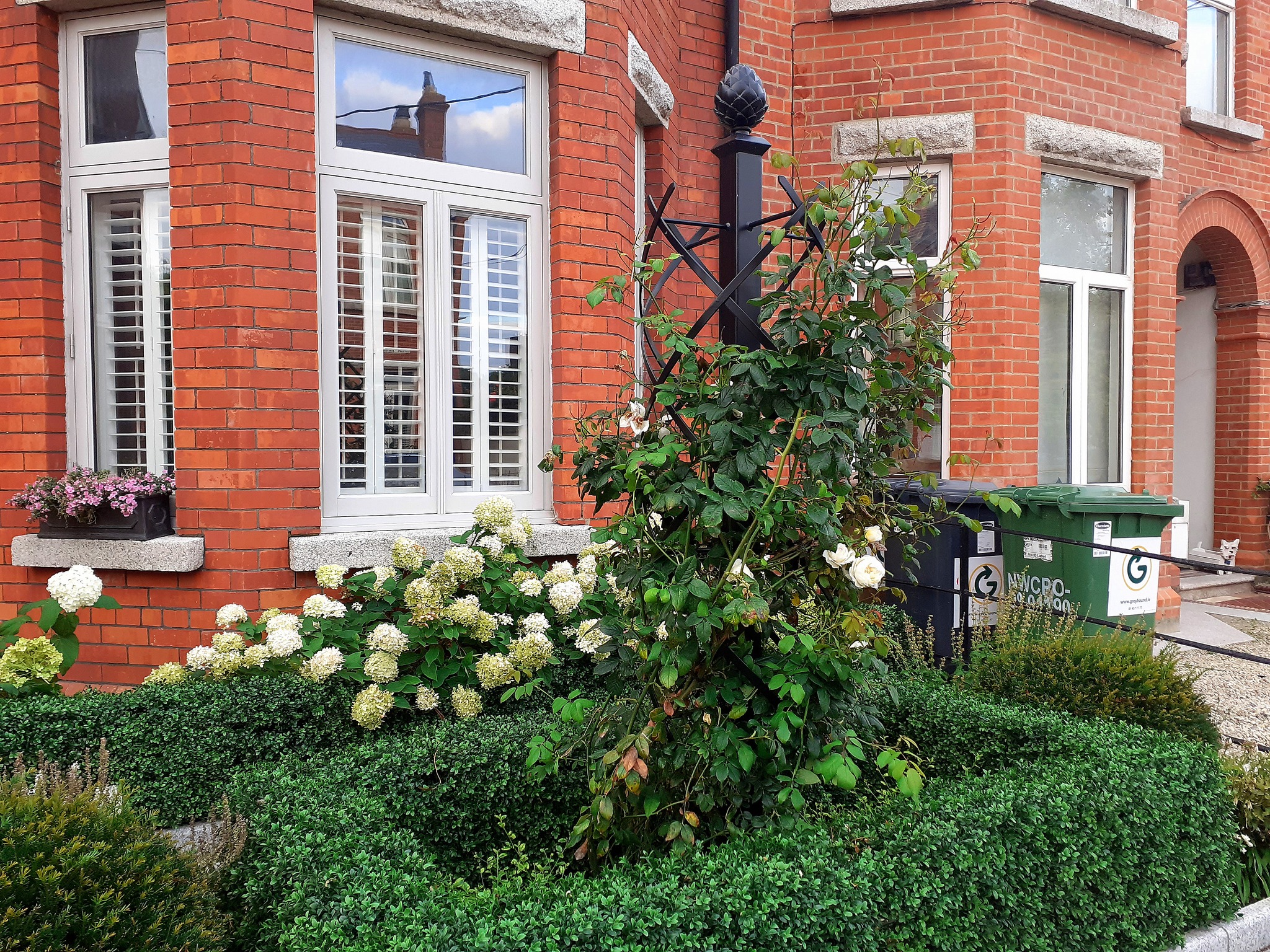 Charleston Rose Pillar - 20" and 24" dia. - Large Steel Rose Trellis