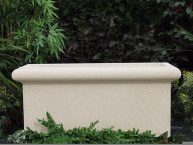 Chelsea Trough Cast Stone Planters - 2 sizes