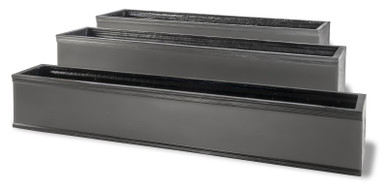 Chelsea Fiberglass Trough Planter - 75" long, 16" & 20" widths