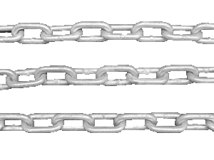 P-WAY/LADDER CHAIN 1/4 in. GALVANIZED - shipboardparts.com