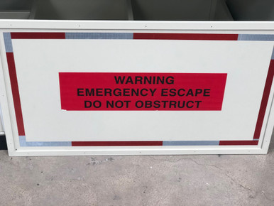 EMERGENCY KICK OUT PANEL AND FRAME - shipboardparts.com