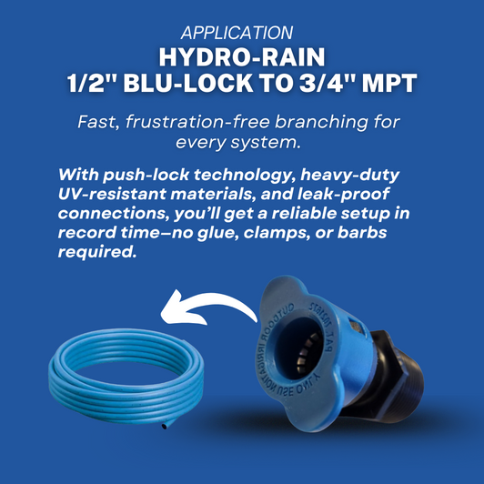 Drip Irrigation - Fittings - Blu-Lock Fittings - Page 1 - DripWorks