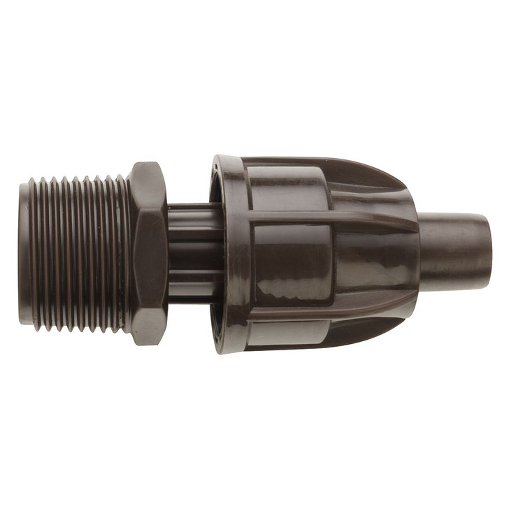 Netafim TechLock 17mm Male Adapter 3/4" - DripWorks