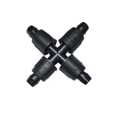 1/2" Easy Loc 4-Way Cross - DripWorks