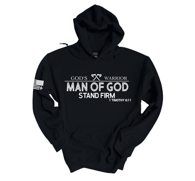 Trenz Shirt Company God's Warrior Man of God Stand Firm Bible Scripture ...