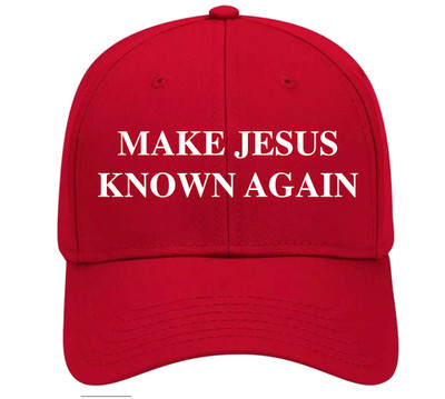 Trenz Shirt Company Christian Embroidered Make Jesus Known Again Hat ...