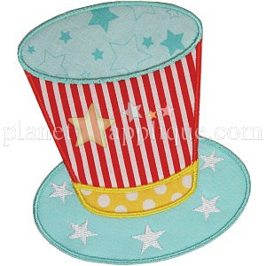 Cowboy Hat Applique Embroidery Machine Design