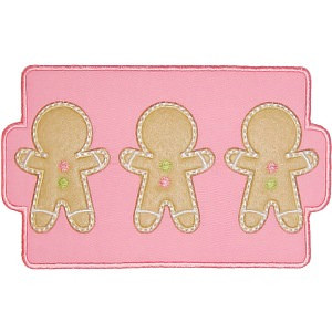 Ginger Cookies Applique Embroidery Machine Design