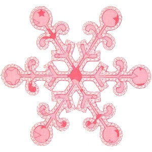 Snowflake 5 Applique - Planet Applique Inc