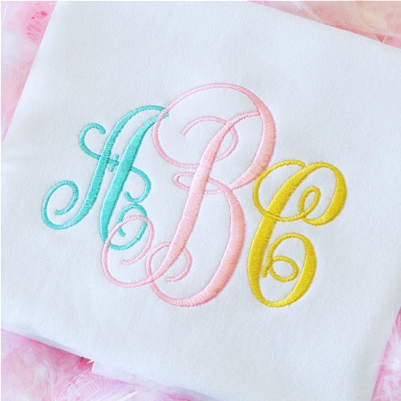 Royal Monogram Font Embroidery Machine Design
