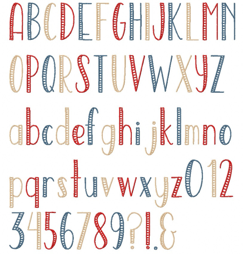 Embroidery Fonts Designs For Embroidery Machines - Page 2