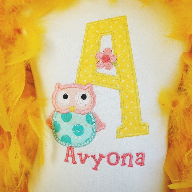 Owl Alpha Embroidery Machine Design
