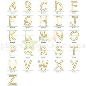 Handwriting Alpha Embroidery Machine Design