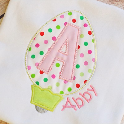 Be Bright Alpha Embroidery Machine Design