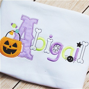 Halloween Embroidery Font Embroidery Machine Design