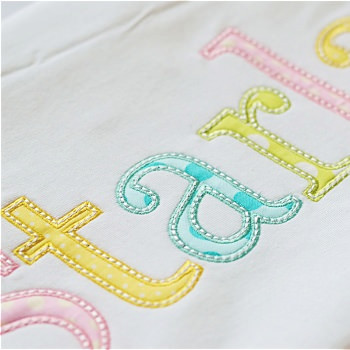 Starla Alpha Embroidery Machine Design