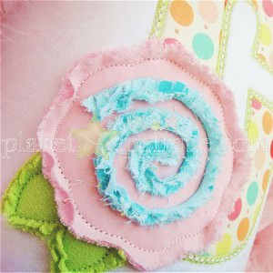 Shabby Rose Alpha Embroidery Machine Design