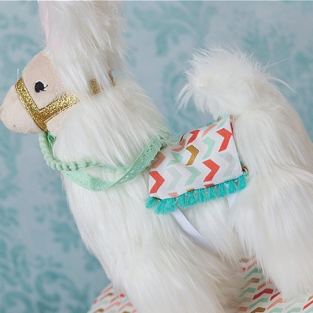 In the Hoop Llilly the Llama Embroidery Machine Design