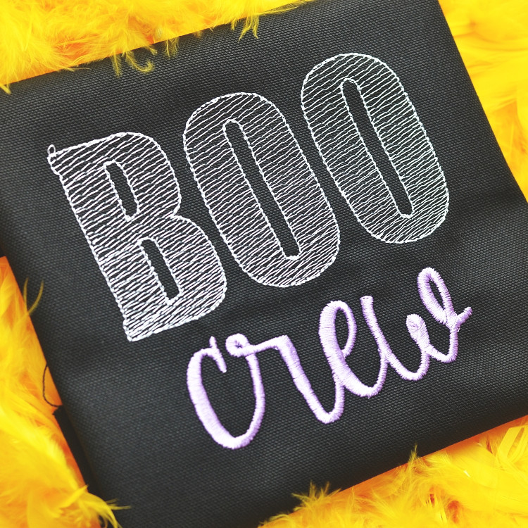 Boo Crew Sketch Embroidery Embroidery Machine Design