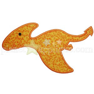 Pterodactyl Applique Embroidery Machine Design