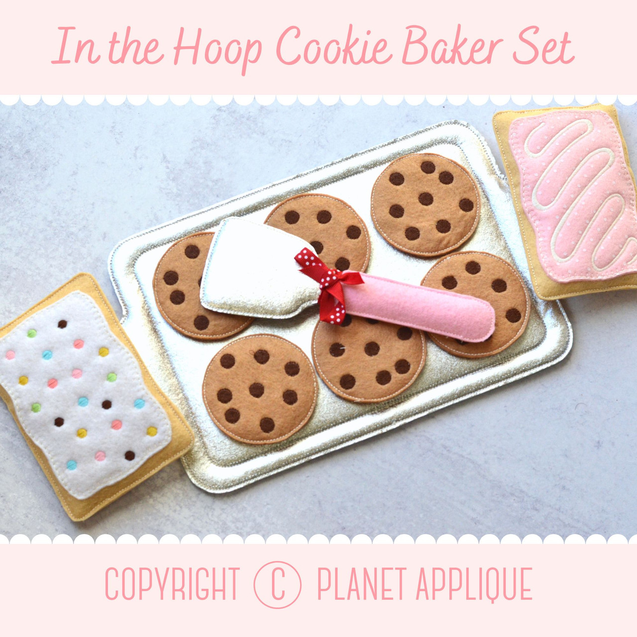 In the Hoop Cookie Baker Set Machine Embroidery Design - Planet ...