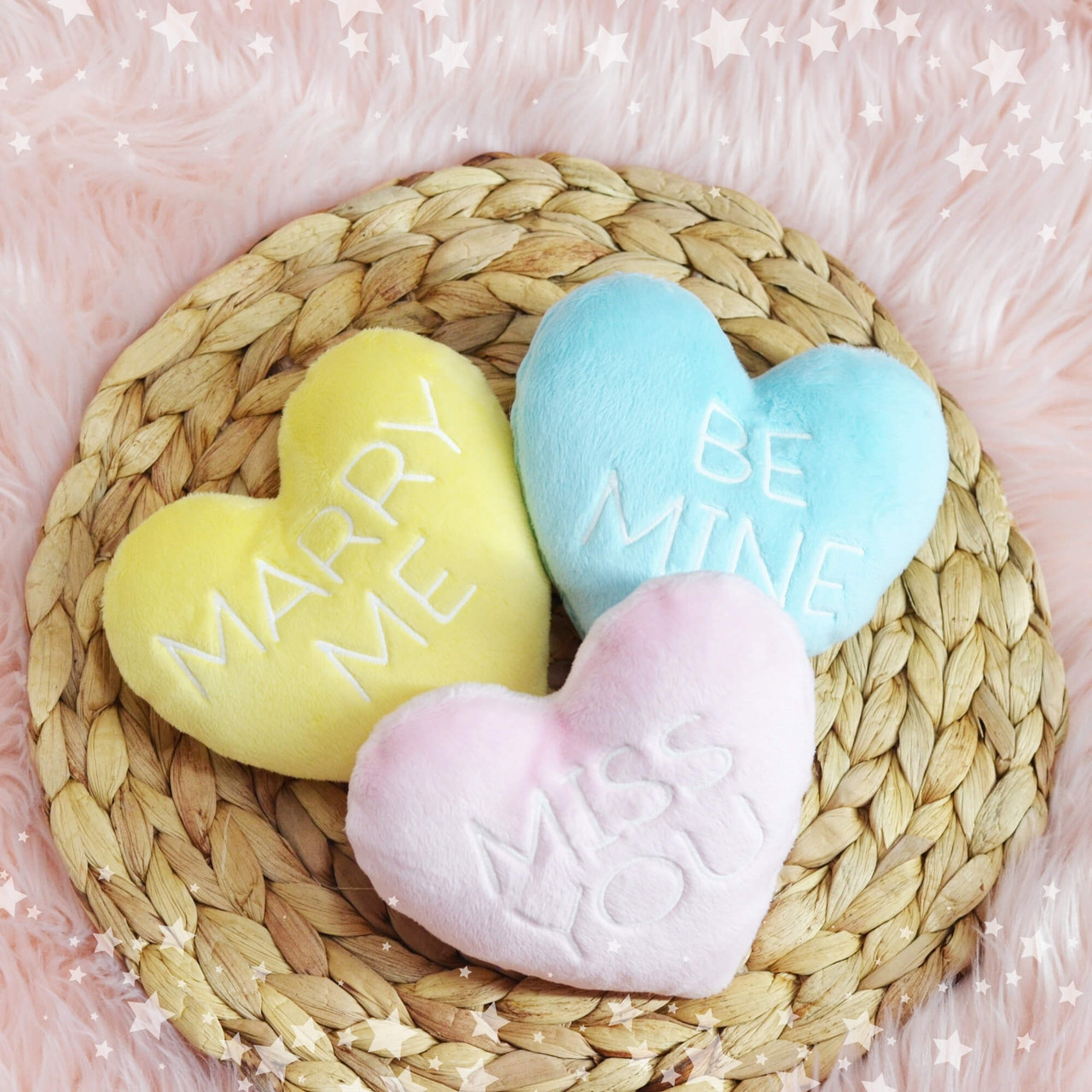 In the Hoop Valentine Conversation Hearts Design for Machine Embroidery