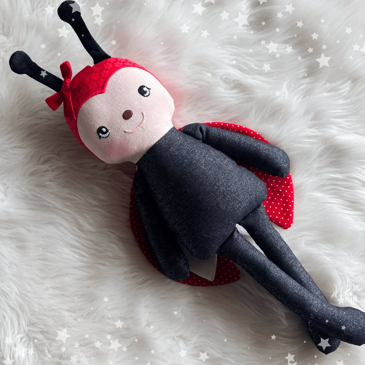 Lucy Ladybug Valentine Plushie Design Instant Download For Machine ...